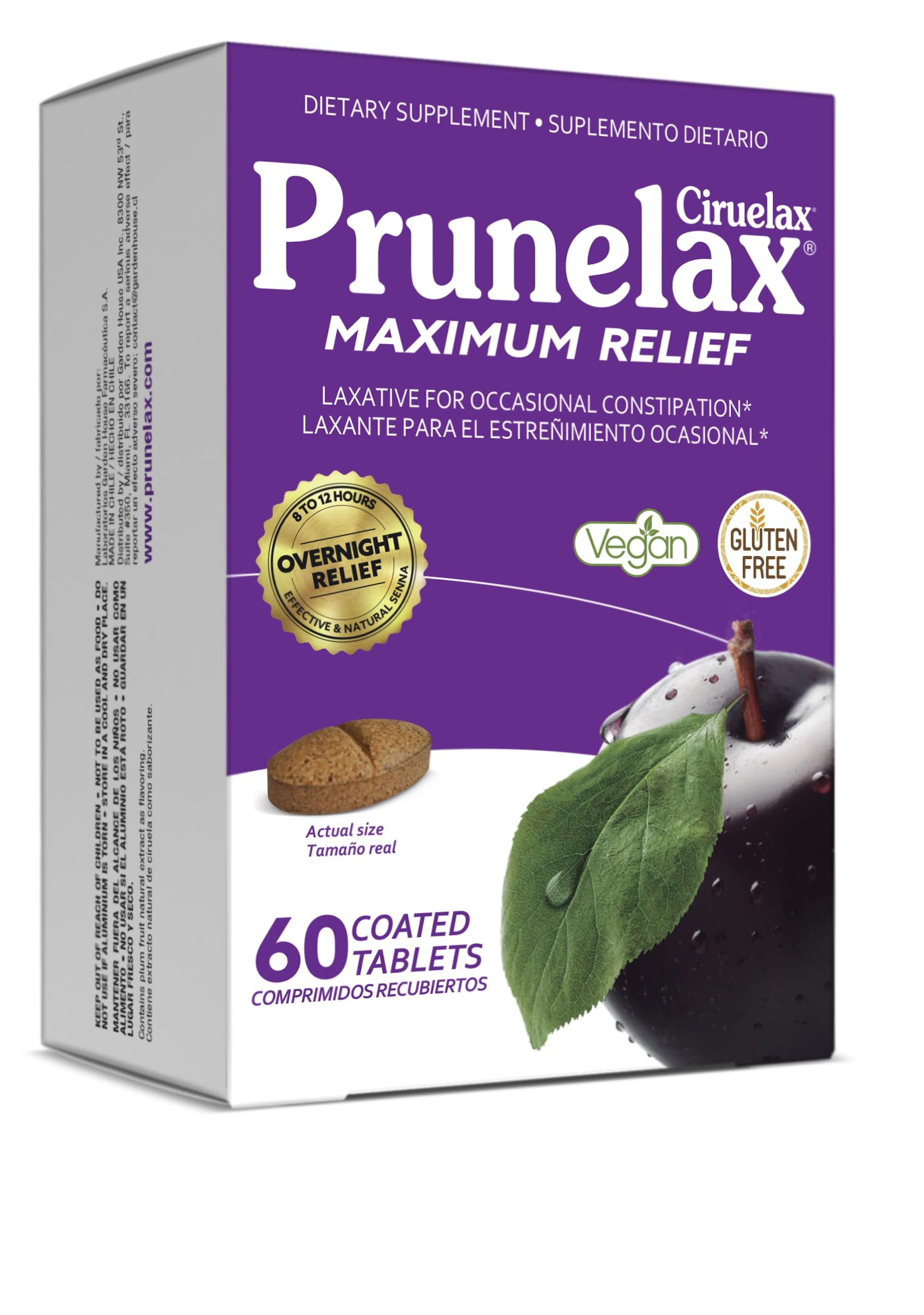 Mua Prunelax Ciruelax Maximum Relief Laxative Tablets with Natural ...