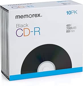 Amazon.com: Memorex 700MB 48x CD-R (10 -Pack): Home Audio & Theater