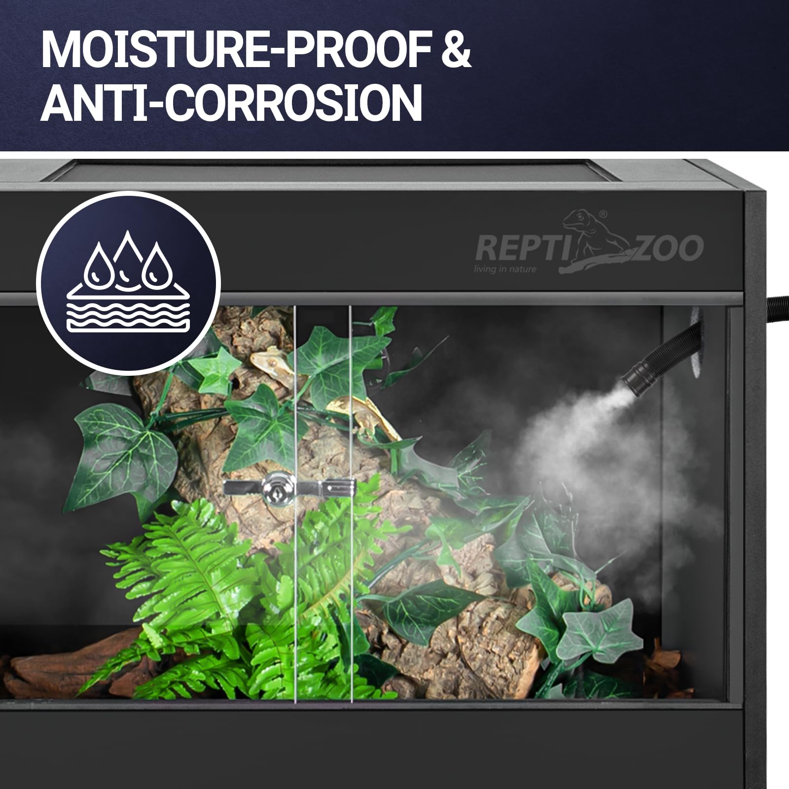 Mua REPTI ZOO 68 Gallon PVC Reptile Terrariums, 48x18x18 Reptile Tanks ...