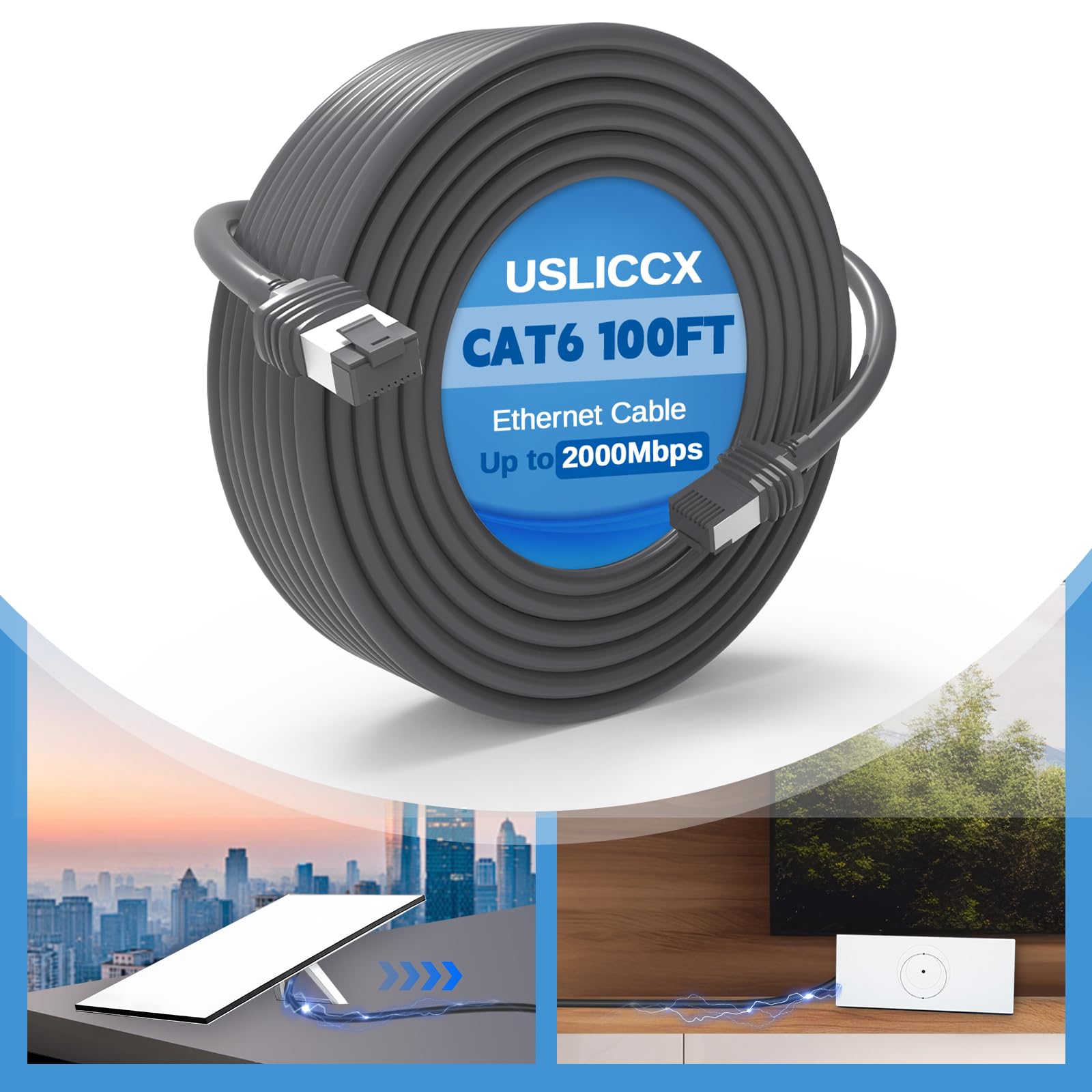 Starlink Cable 100FT/30M for Standard Gen3, Starlink Ethernet Cable ...
