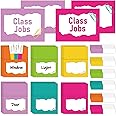 Amazon.com: QOUBAI 112 Pcs Colorful Class Jobs Bulletin Board Set ...