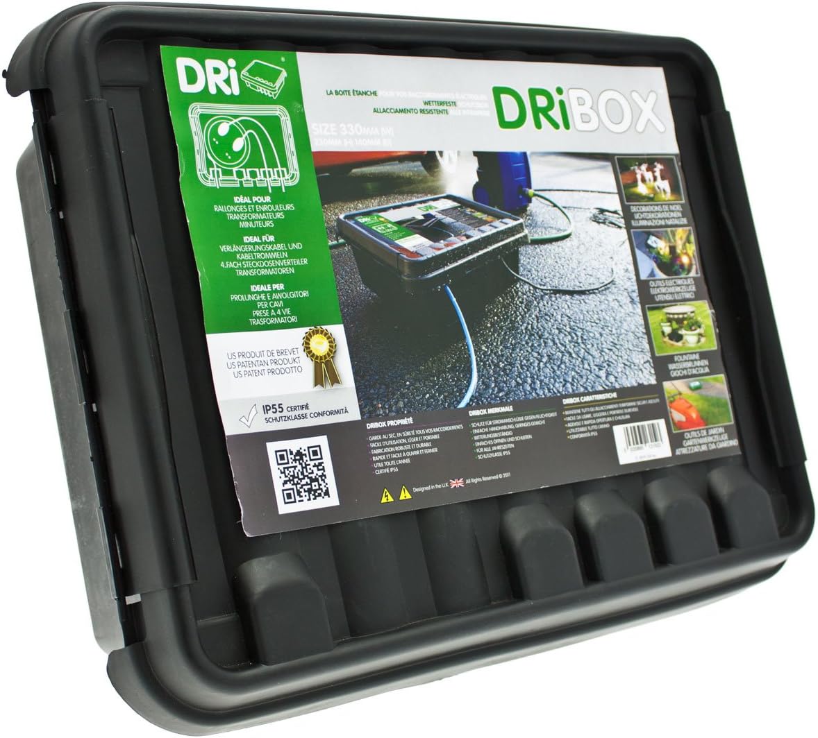 LuminalPark Isoliergehäuse DRiBOX, 330 x 230 x 140 mm, IP55: XMASKING ...