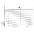 Amazon.com : 321Done Activity Log Notepad, Landscape - 5.5x8.5, Made in ...