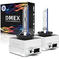 Amazon.com: DMEX D1S Xenon HID Headlight Bulbs 8000K White Blue 35W 66144 66140 85140 85415 ...