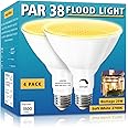 LOXYEE PAR38 LED Outdoor Flood Light Bulbs 4 Pack，Dimmable 20W(200W ...