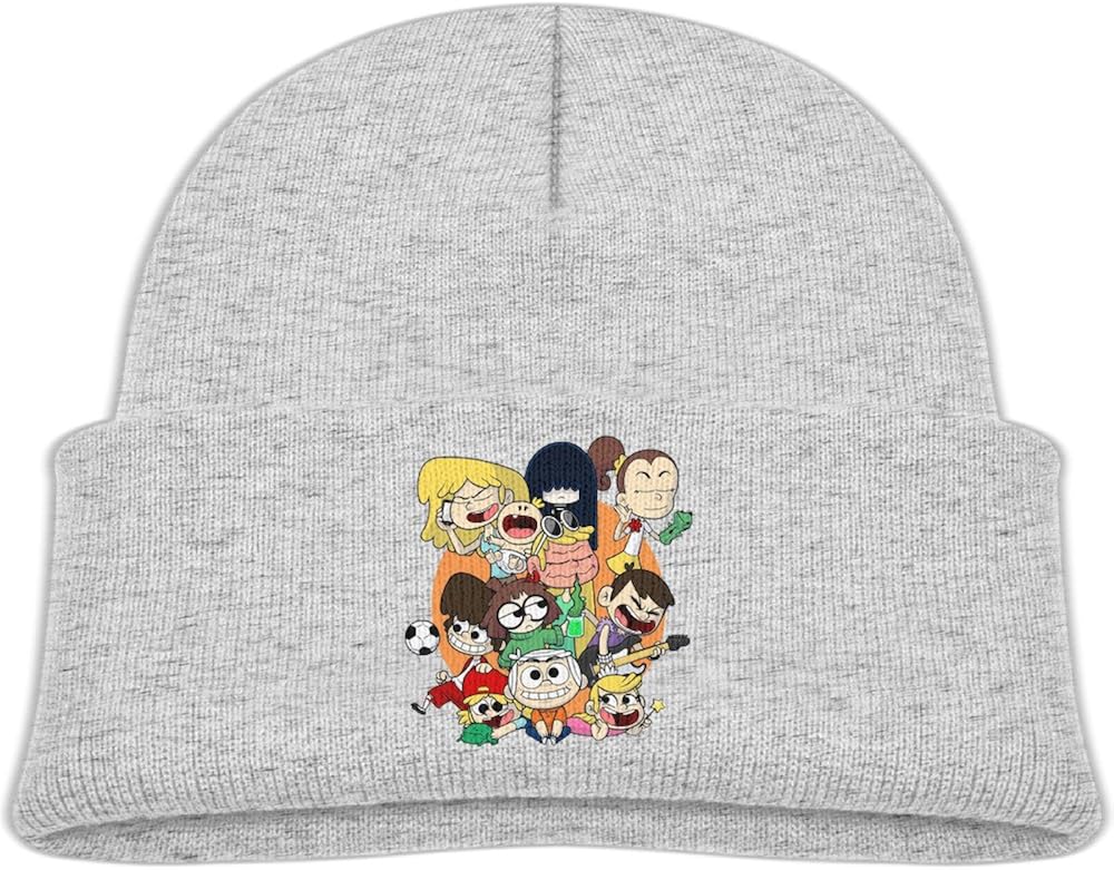 LeaDear Children The Loud House Warm Knit Beanie Skull Cap/Hat Ash ...