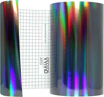 Amazon.com: VViViD Black Holographic Chrome DECO65 Permanent Adhesive ...