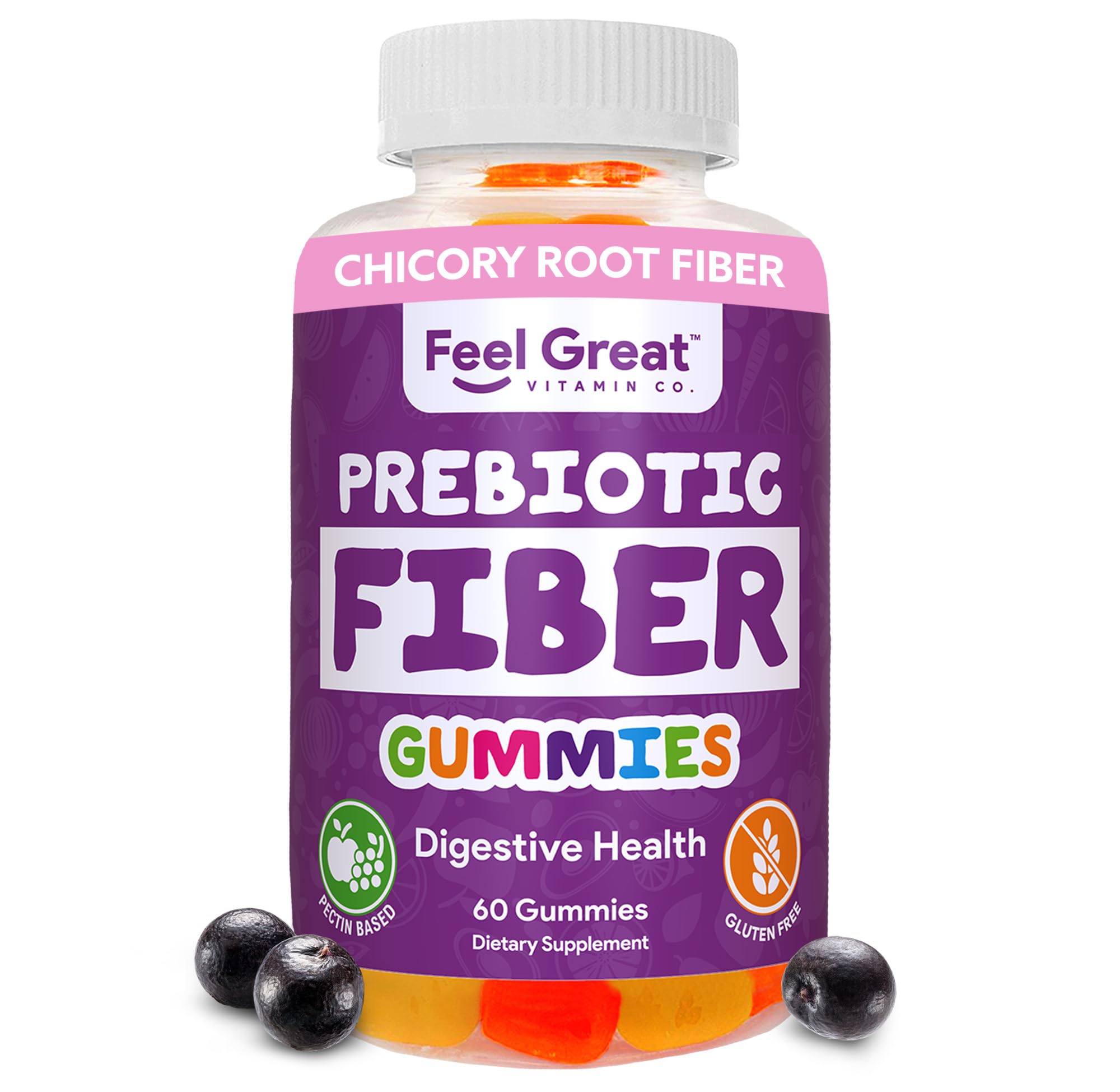 Mua Prebiotic Fiber Gummies by Feel Great Vitamin Co (60 Gummies ...