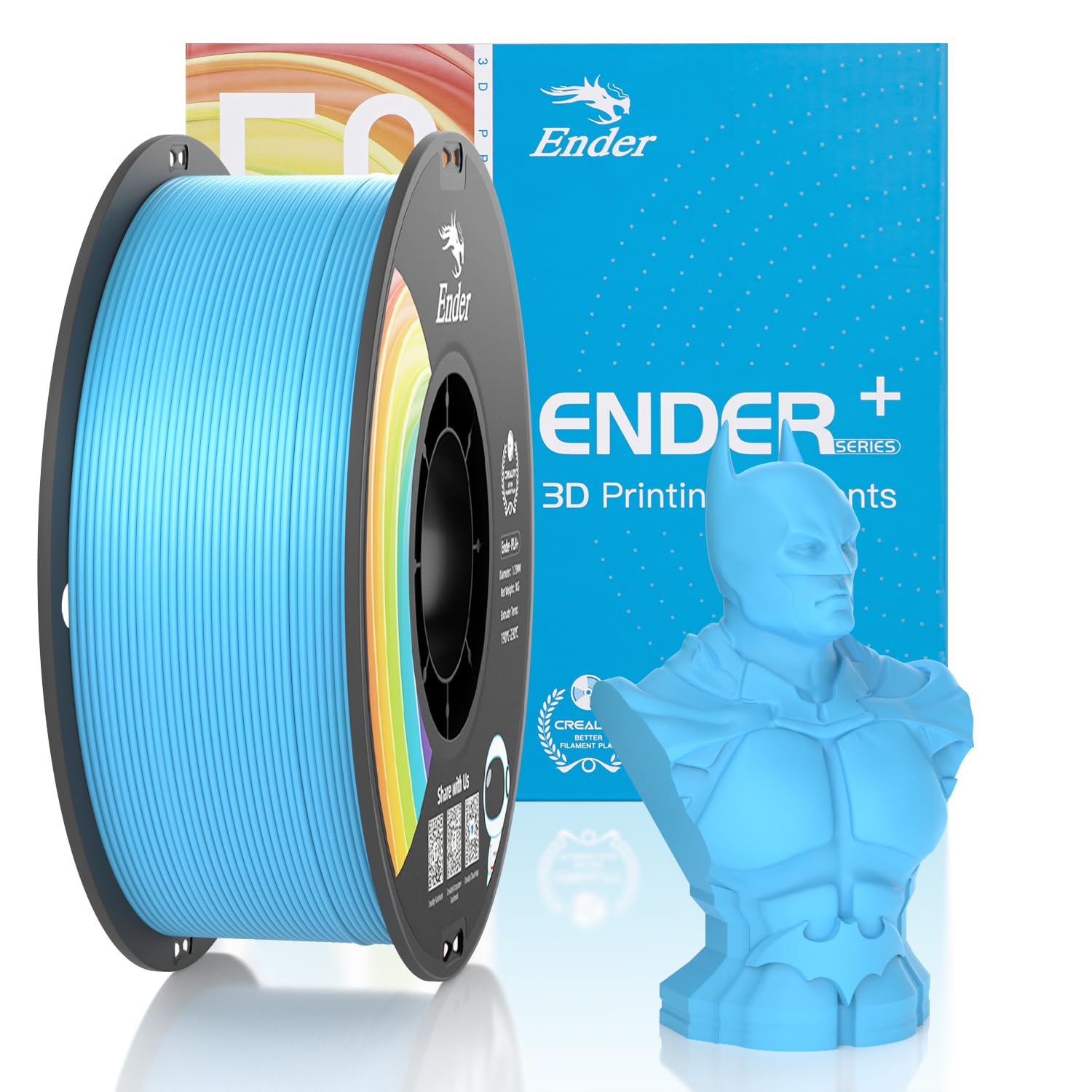 Official Creality PLA Filament Pro Blue, 1.75mm 3D Printer Filament ...