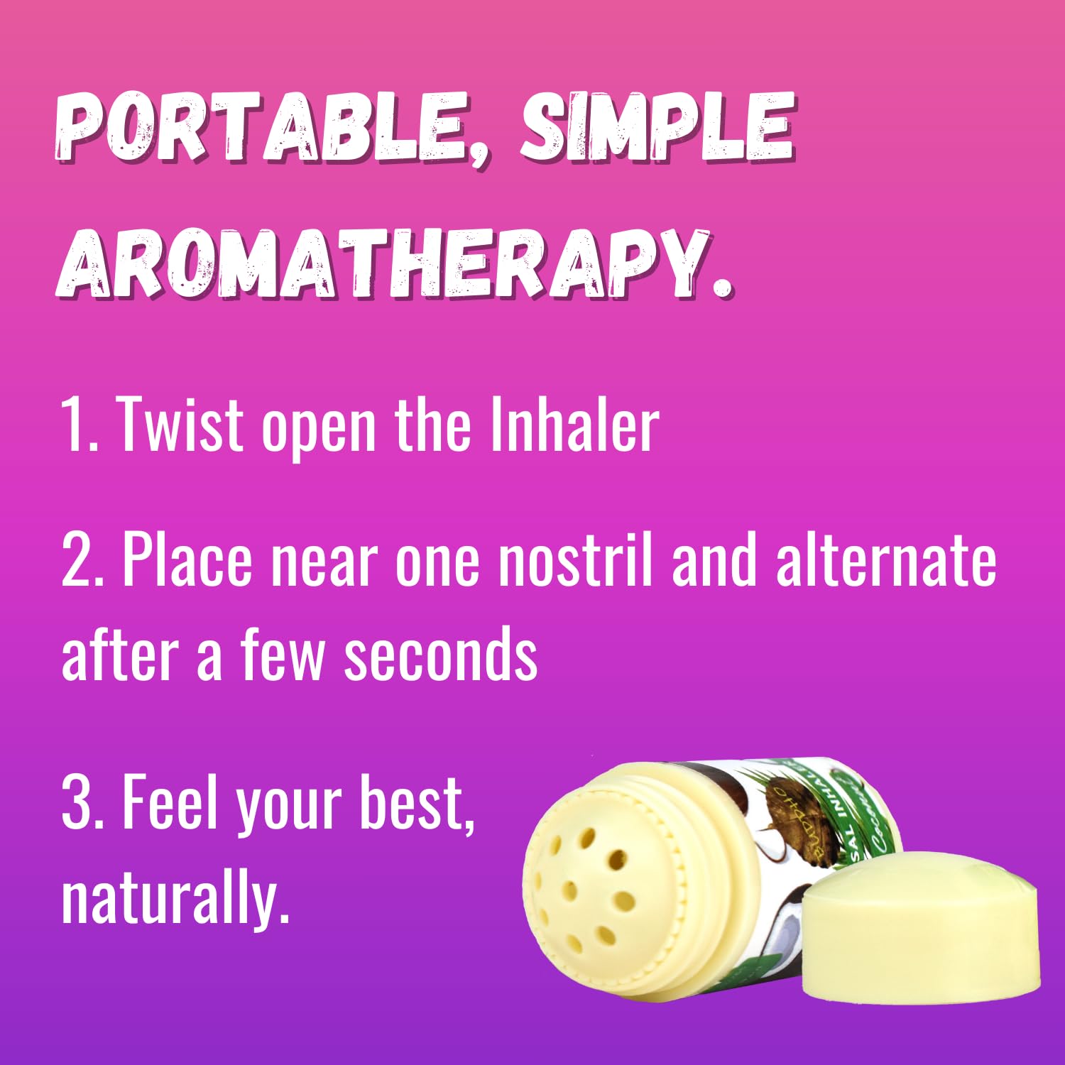 Mua BUDDHO Clear The Air Aromatherapy Nasal Inhaler - Cooling Mint ...