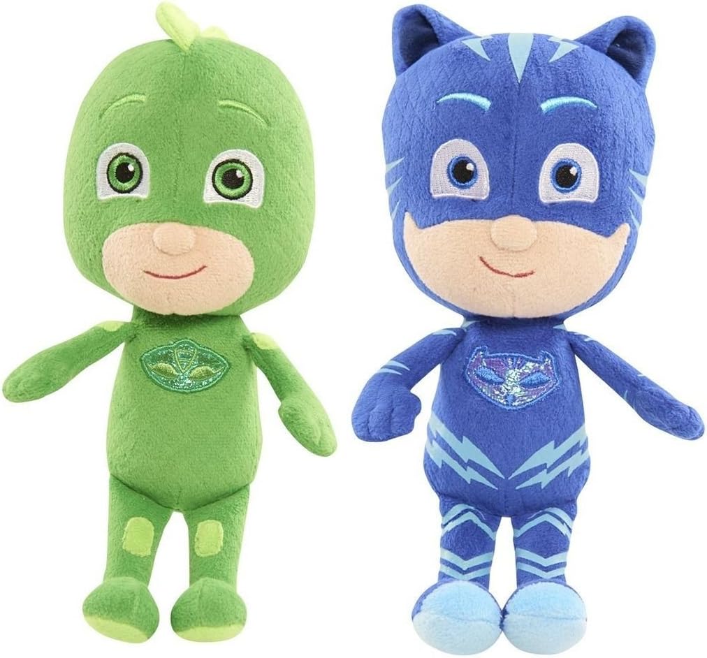 PJ Masks Plush Bundle - Gekko and Catboy - 2 Items Supplied: Amazon.co ...