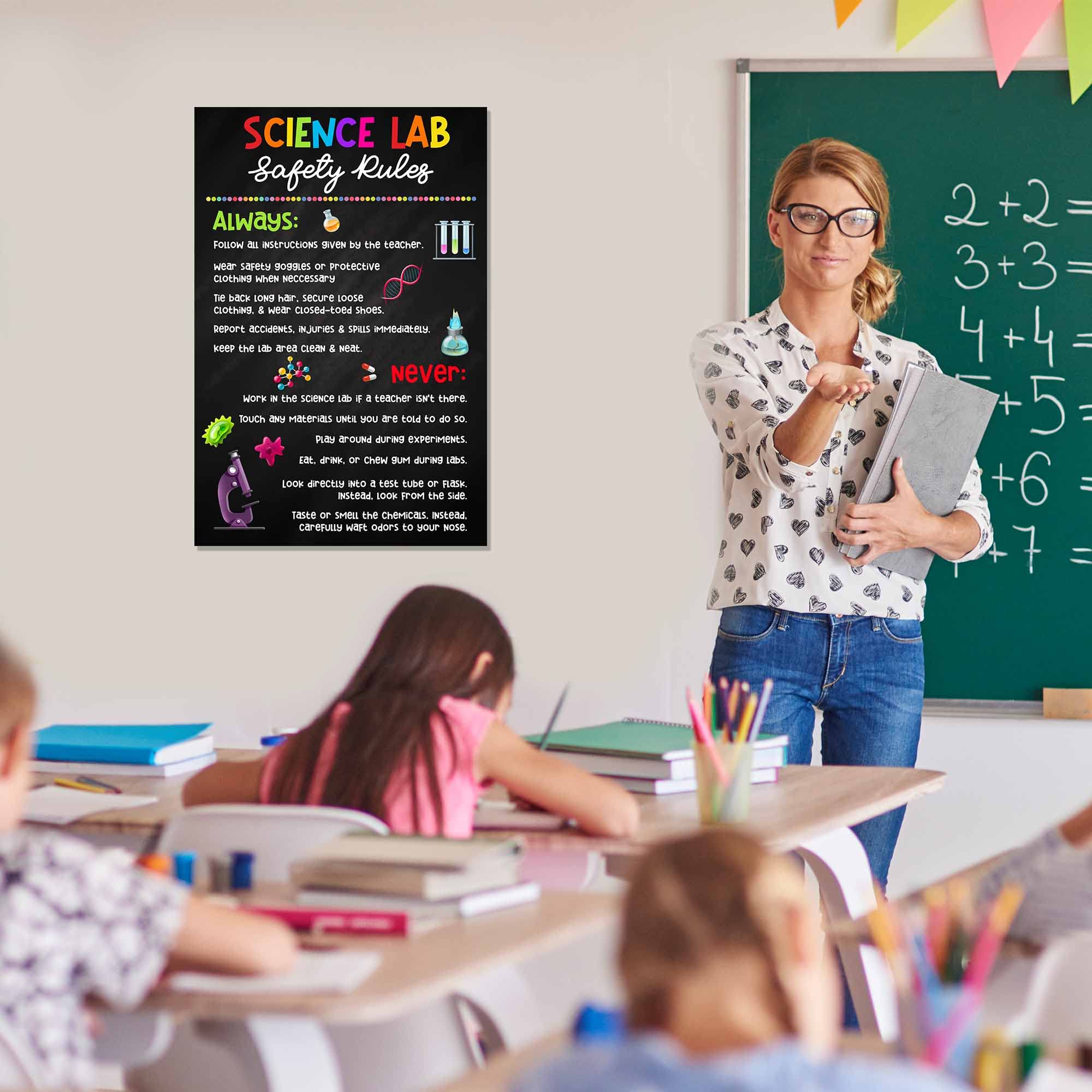 Mua Jinniee Science Lab Safety Rules Science Classroom Decorations ...