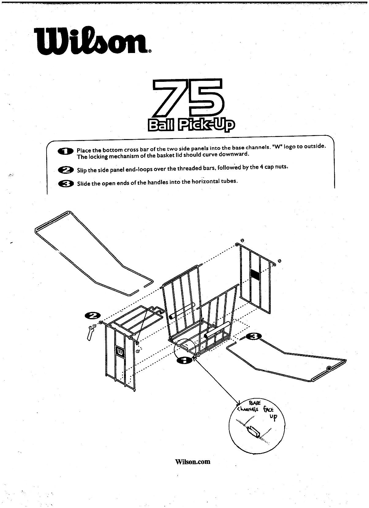 $7/mo - Finance WILSON Tennis Ball Pick Up Hopper -75 Balls | Buy Now ...
