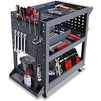 Amazon.com: TooCust Heavy Duty Tool Cart On Wheels for Mechanics, 500 Lbs Weight Capacity ...