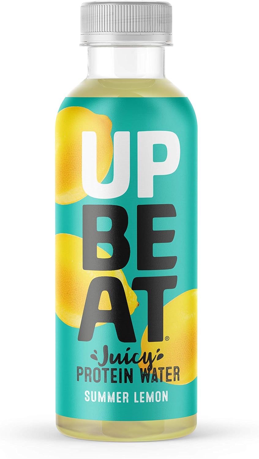 UPBEAT – Juicy Protein Water, 12x 500ml, Summer Lemon, Low Calorie ...