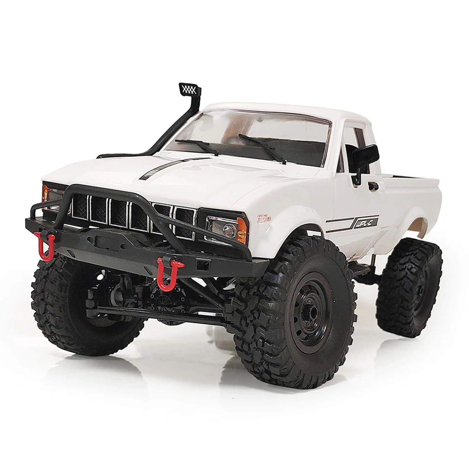 FANCYWING WPL C24-1 Remote Control Car Full Scale 1:16 4WD Off-Road Truck with Headlight RC Car ...