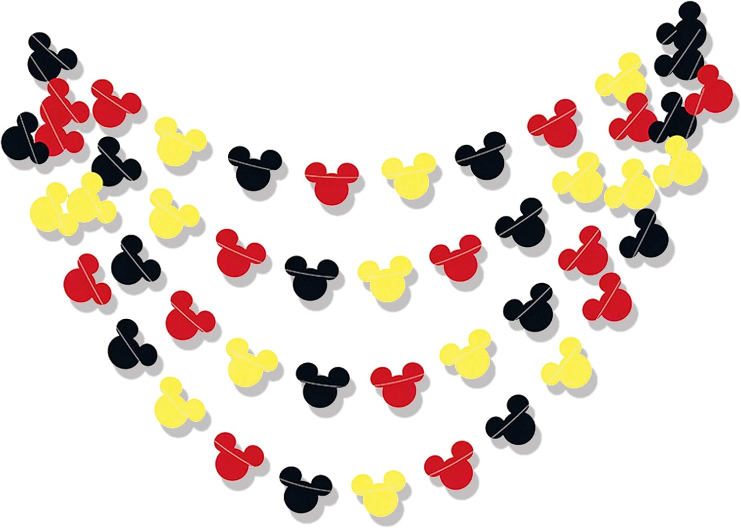 Amazon.com: Mickey Mouse Garland | Paper Garland |Party Supplies | Club ...