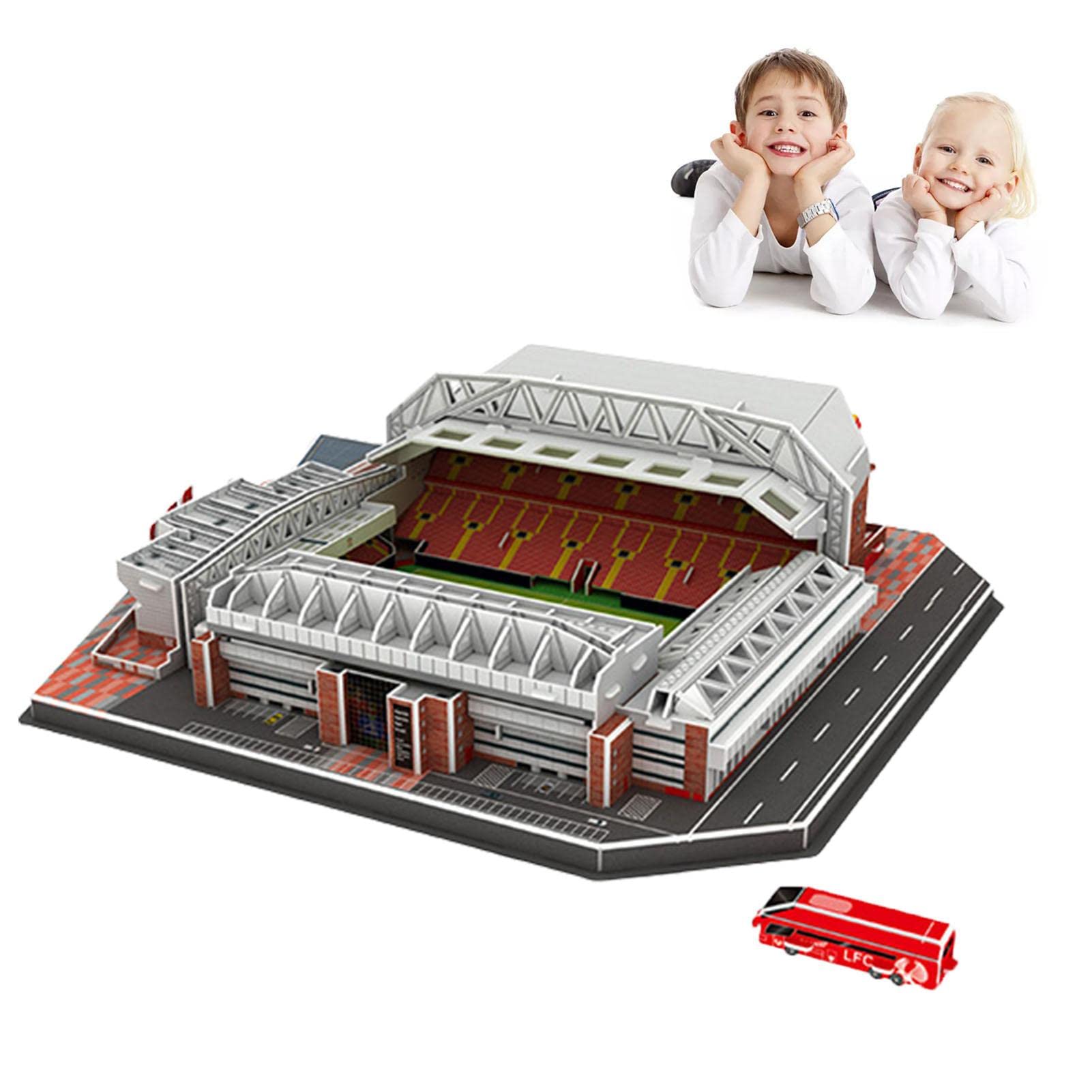 Mua Soccer Field Model Puzzle,DIY Assembly 3D Soccer Stadium Puzzle ...