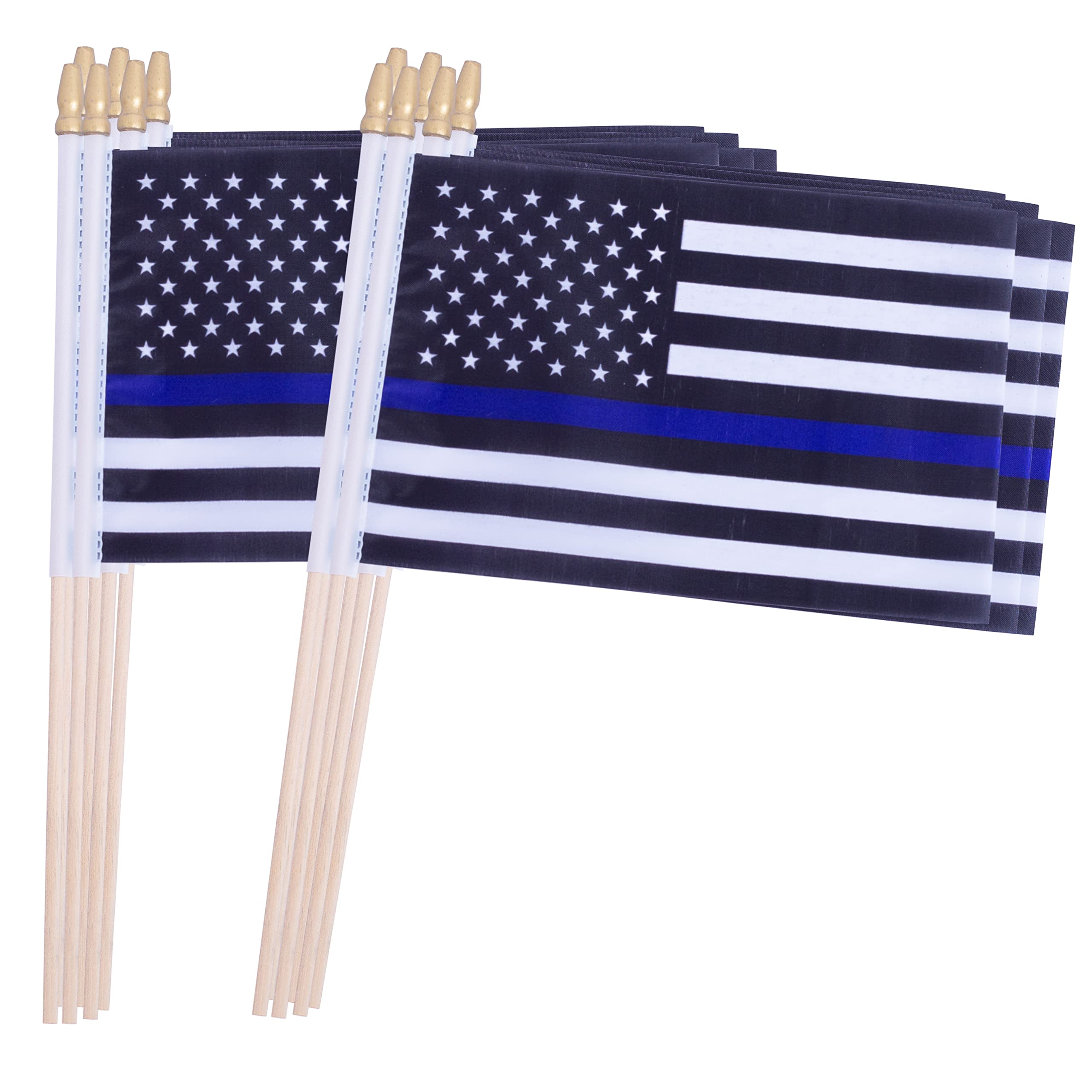 Mua TSMD Thin Blue Line American Police Stick Flag Small Mini Hand Held ...