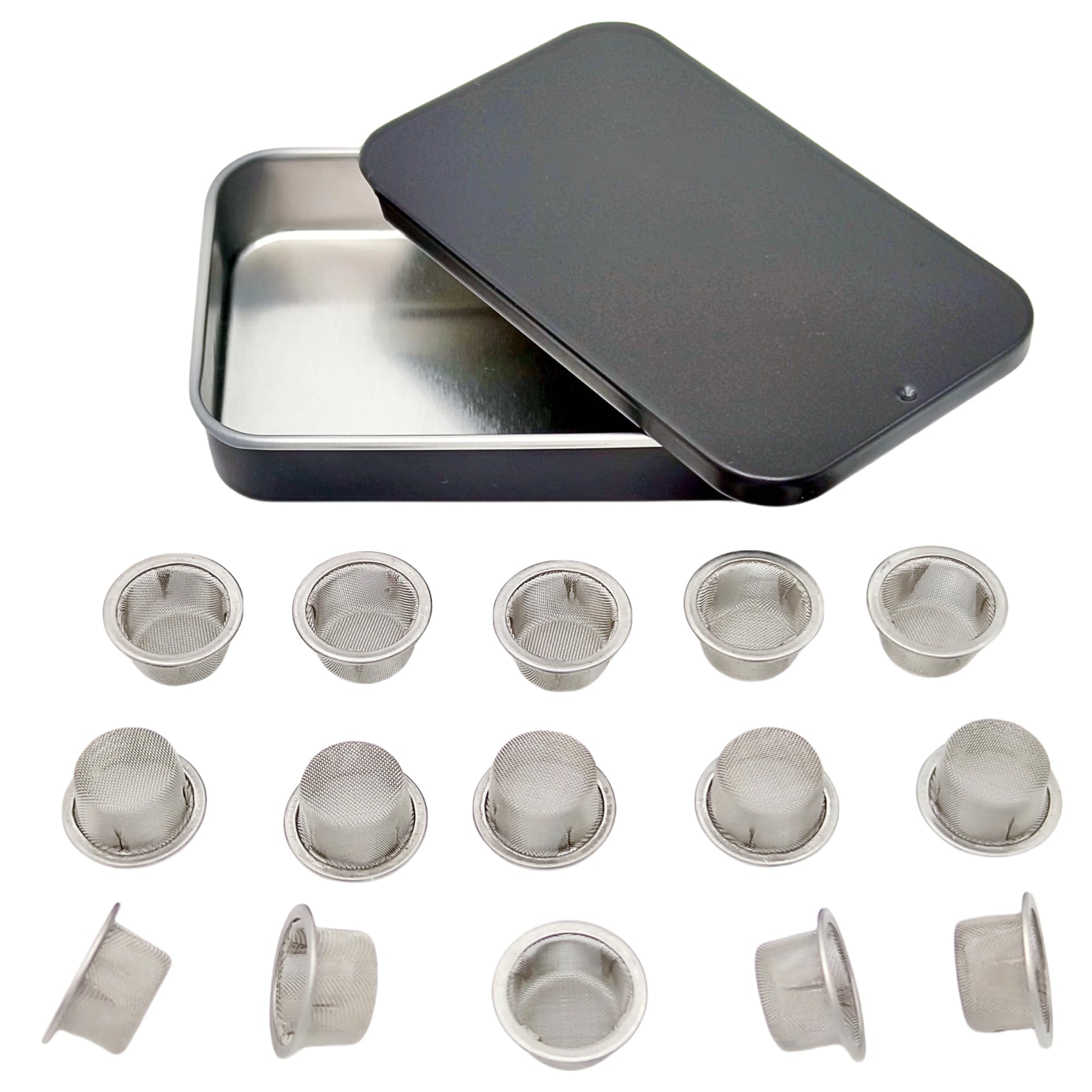 Ruilida 15pcs 1/2 Inch Pipe Screens Premium 304 Stainless Steel, 0.5 ...