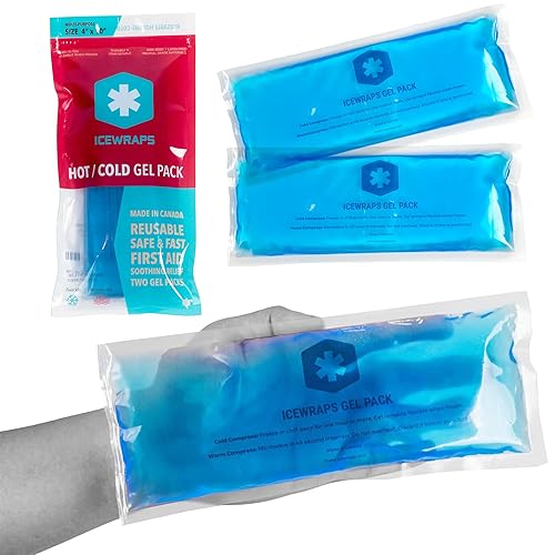 ICEWRAPS 4"x10" Reusable Perineal Ice Packs for Postpartum | Cooling ...