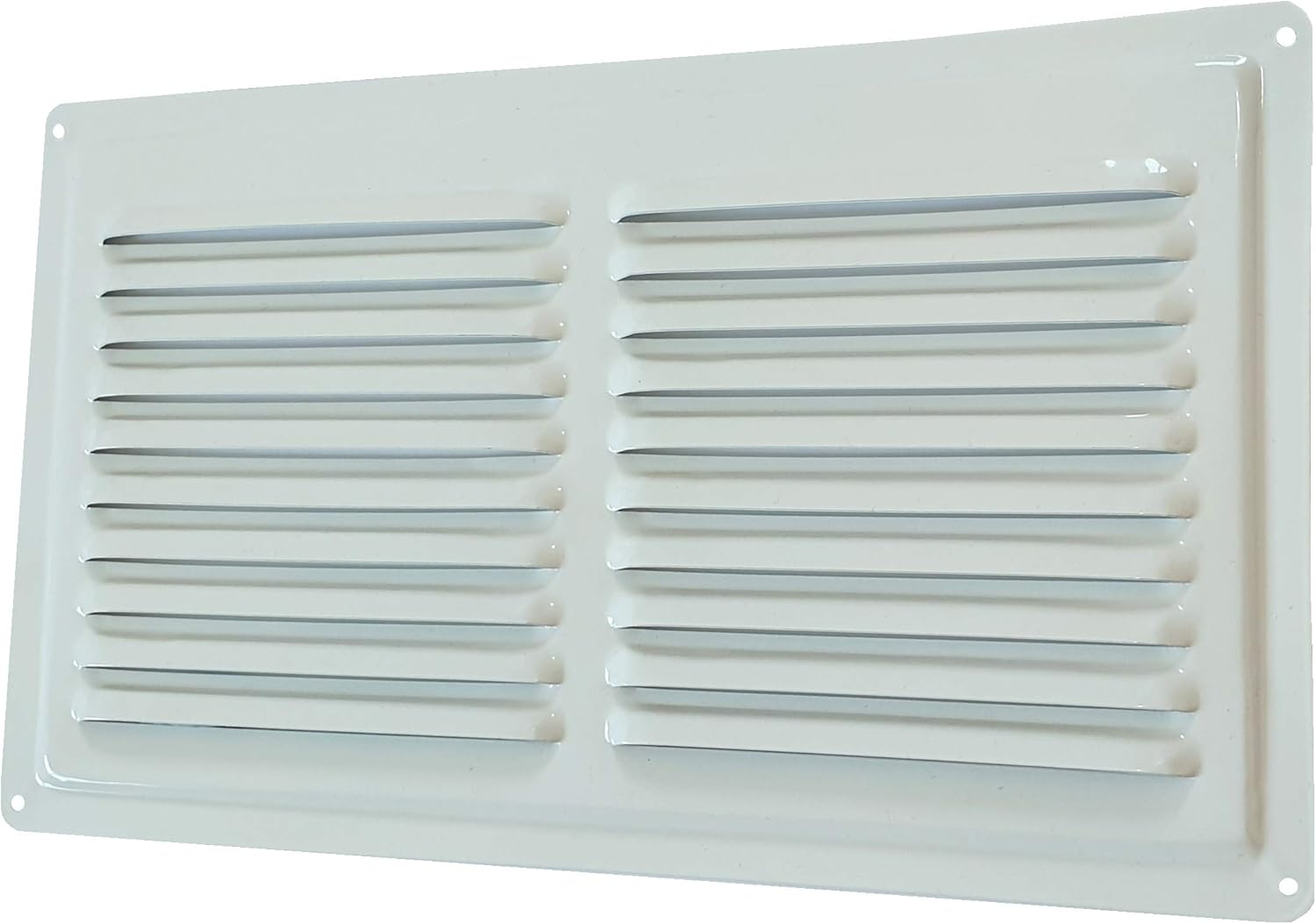 Metal Air Vent in White RAL 9016, White Metal Ventilation Grill ...