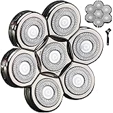 Amazon.com: Roziaplus 6D Electric Shavers Replacement Heads Bald ...