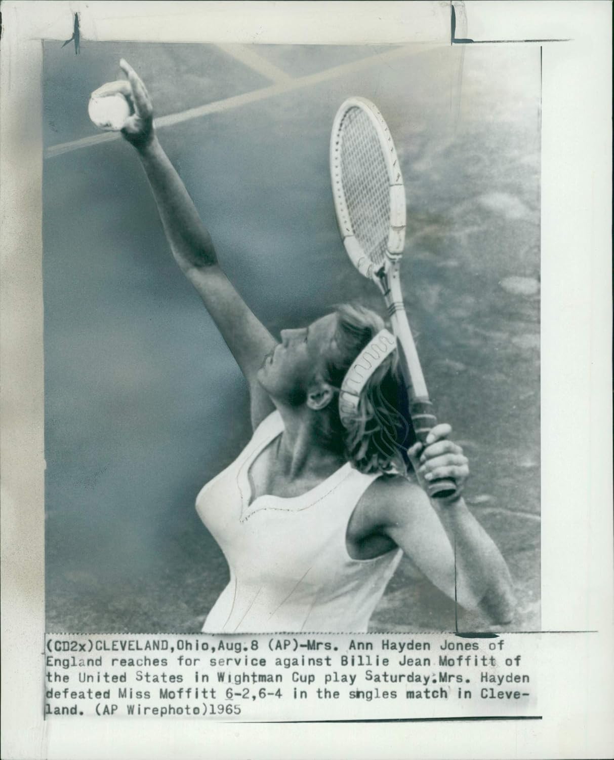 Amazon.com: Vintage photo of Ann Jones Tennis player.: Entertainment ...