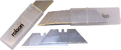 Rolson Utility Knife Blades - 20 Pieces: Amazon.co.uk: DIY & Tools