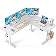 Amazon.com: FEZIBO 63" L Shaped Standing Desk Height Adjustable ...