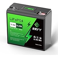 VATRER POWER 12V 20AH LiFePO4 Lithium Battery, Built-in 20A BMS, 5000+ Cycles Rechargeable Deep ...