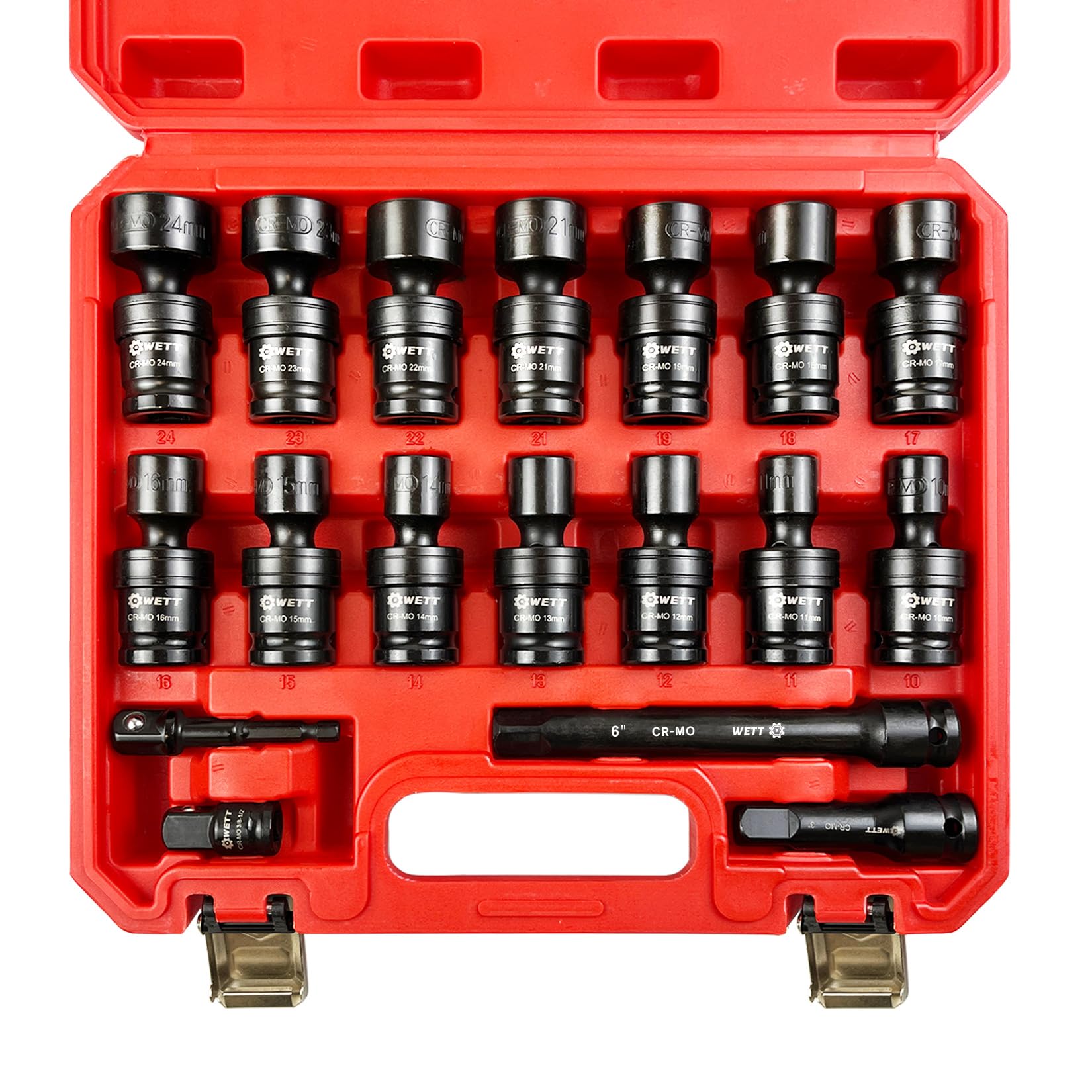 Mua 1/2" Drive Shallow Impact Universal Joint Socket Set, 18-Piece ...