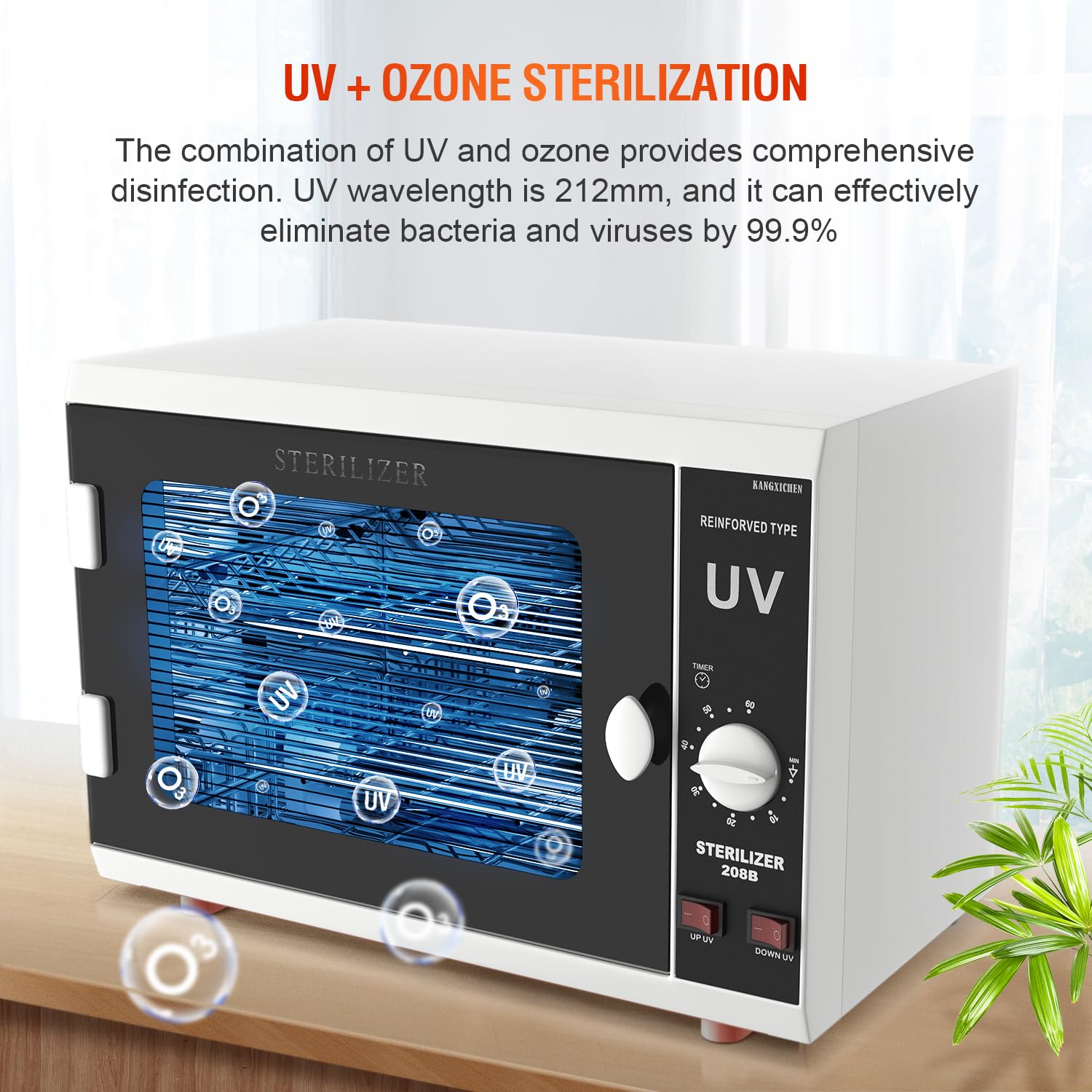 Mua UV Sanitizer Cabinet. Dual Lamp UV Light Sanitizer Box with Timer ...