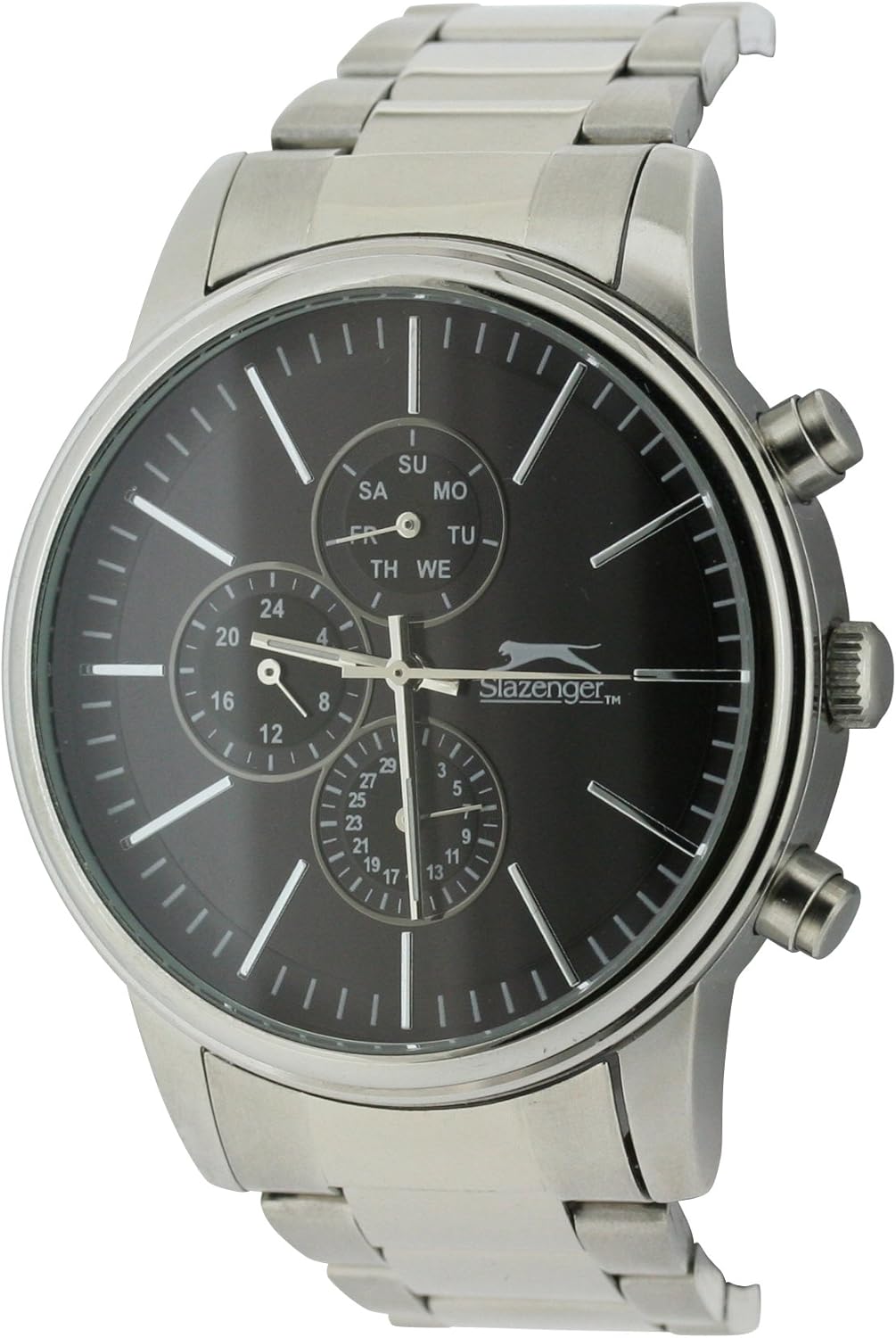 Slazenger Men's Black Dial Watch-Slz501/A: Amazon.co.uk: Watches