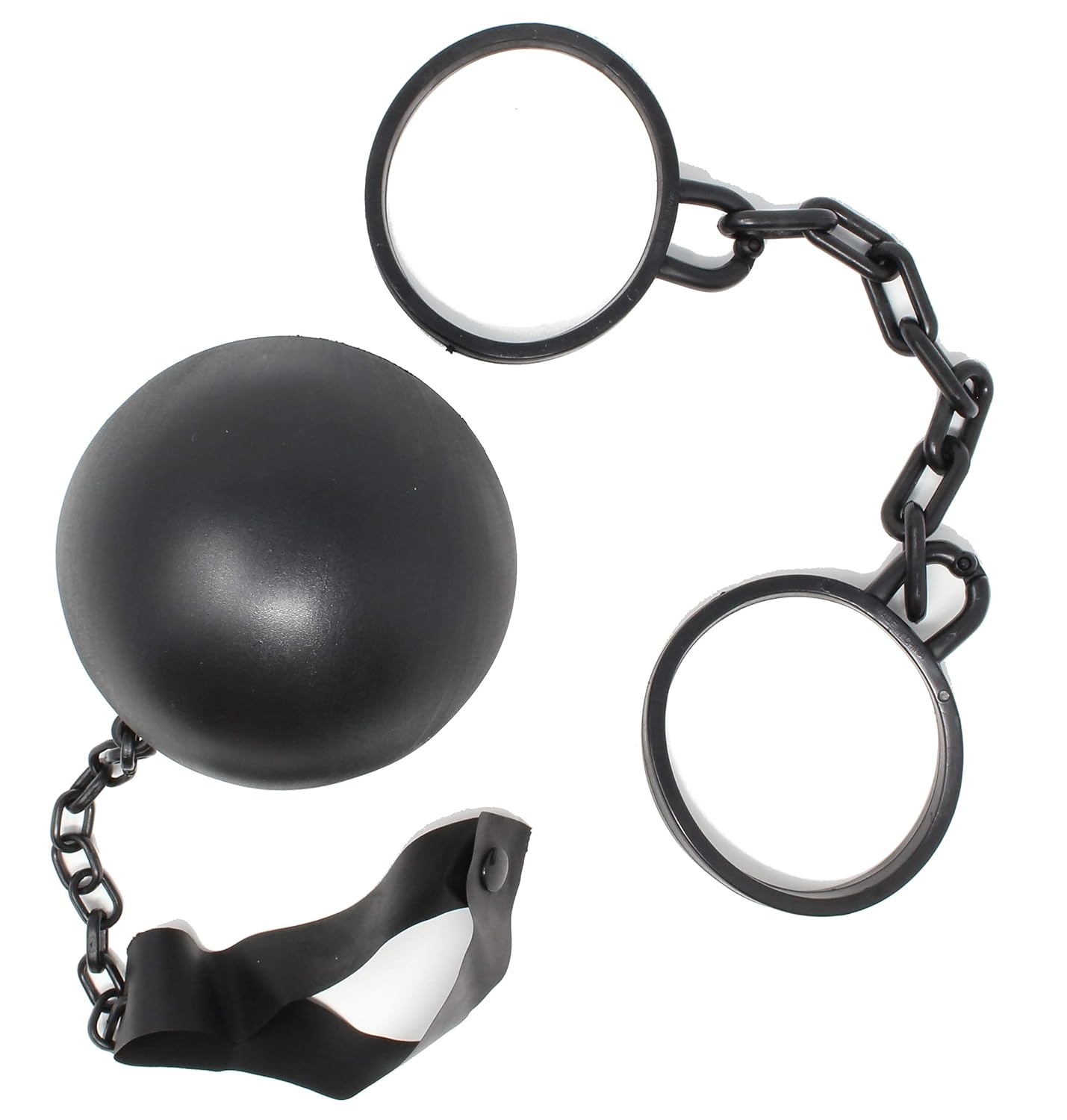 Buy Prisoner Costume Ball and Chain and Handcuff Shackles Accessories ...