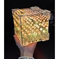 BOLTGY Tulips Cube Mirror Lamp,Finished Tulip Infinity Mirror Light ...