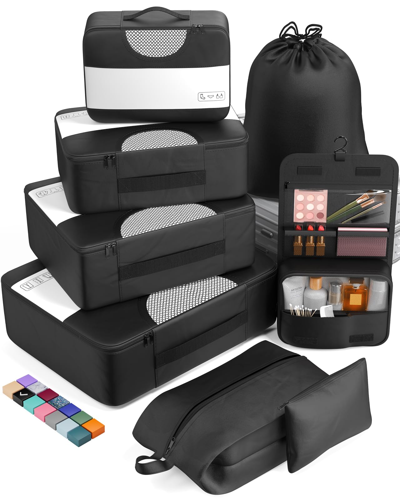 Mua Veken 8 Set Packing Cubes for Suitcases, Travel Essentials for ...