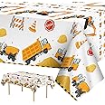 Amazon.com: 2 Pack Construction Table Cloth - Dump Truck Tablecloth ...