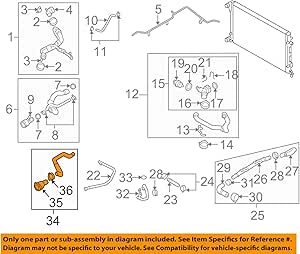 Amazon.com: Volkswagen 1K0 122 073 FF, HVAC Heater Hose: Automotive