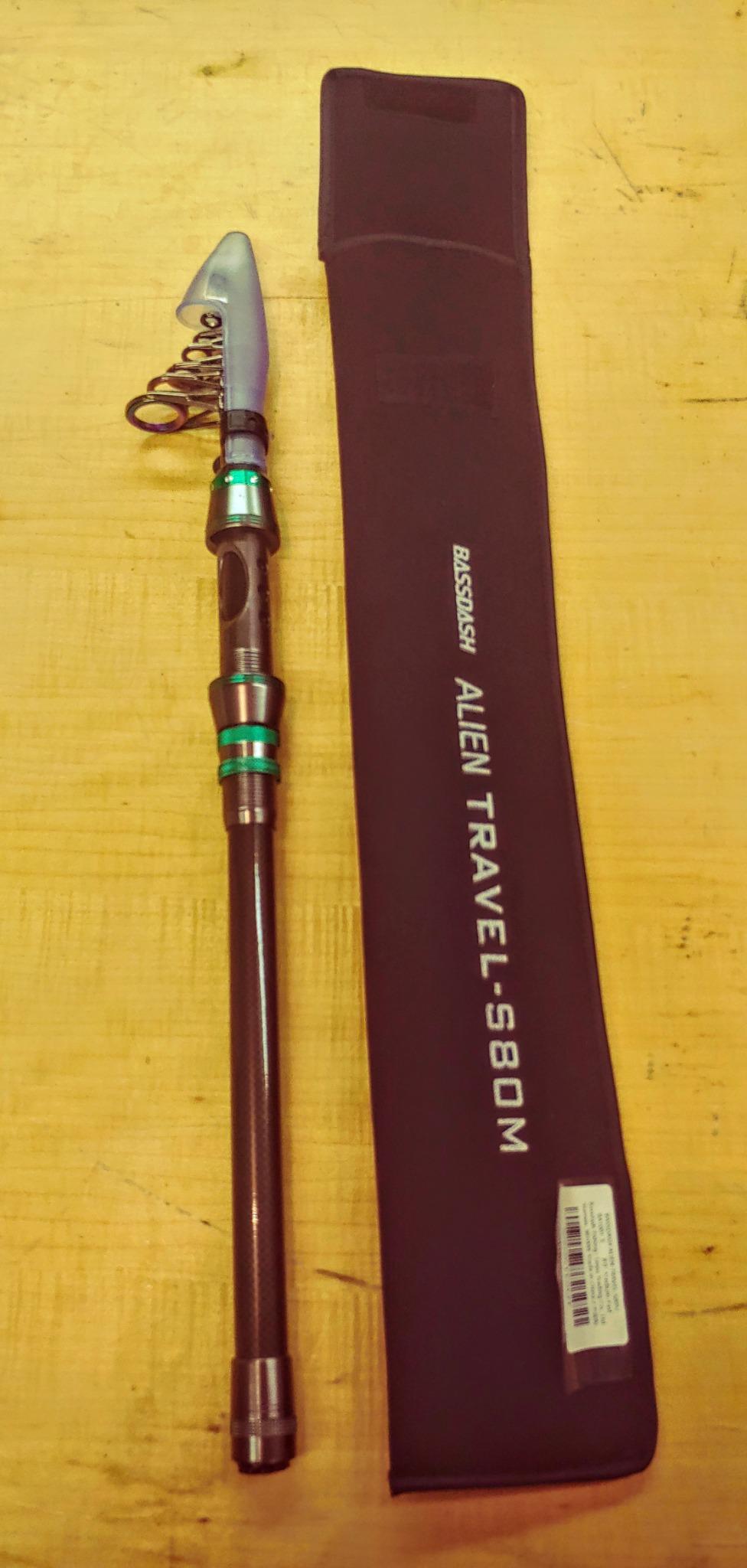 $6/mo - Finance Bassdash Alien Travel Spinning Fishing Rod 30 Ton ...