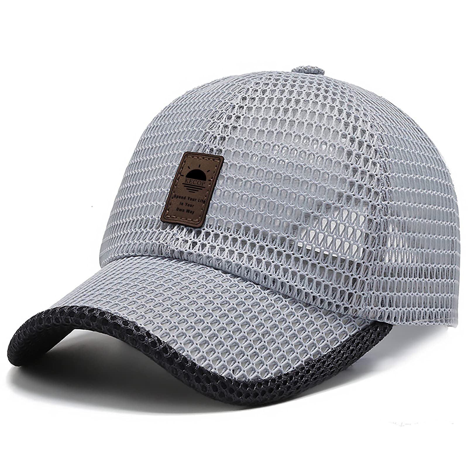 KECOP Mesh Caps for Women,Breathable Full Mesh Hat for Men,Quick Dry ...