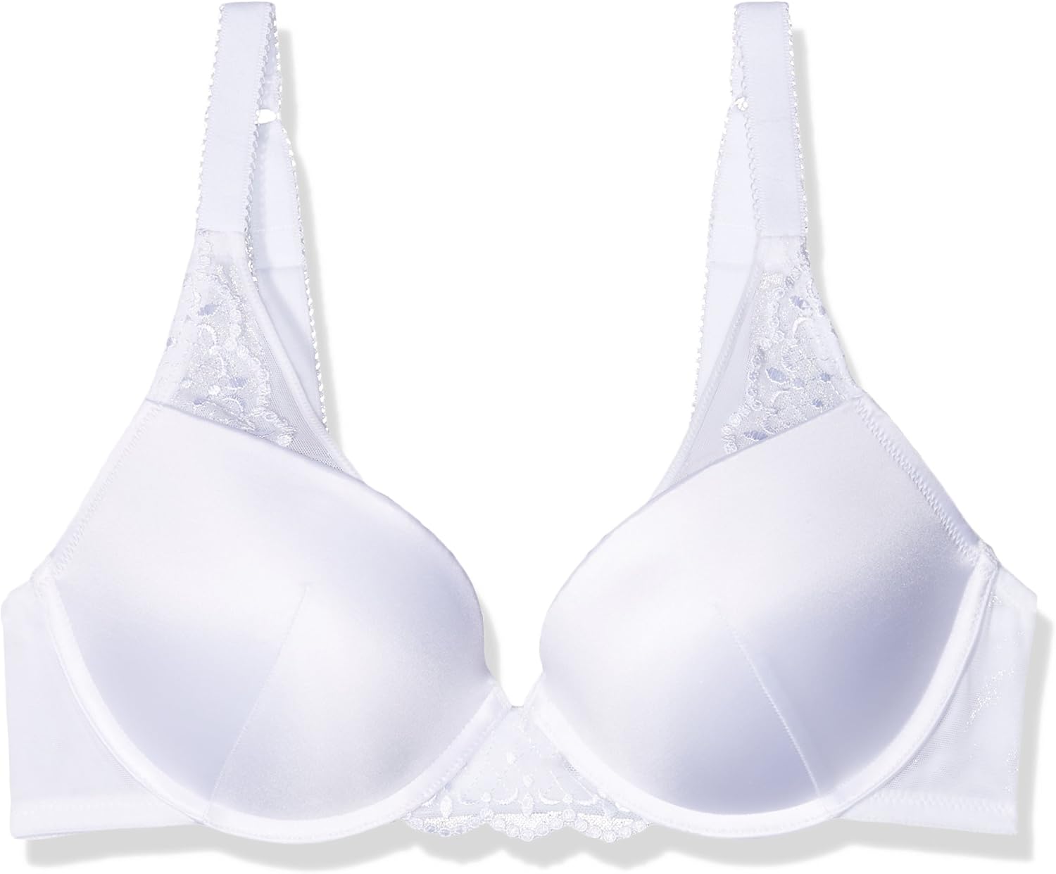 Wonderbra Modern Chic Padded Triangle Bra Wireless Soutien-Gorge, Blanc ...