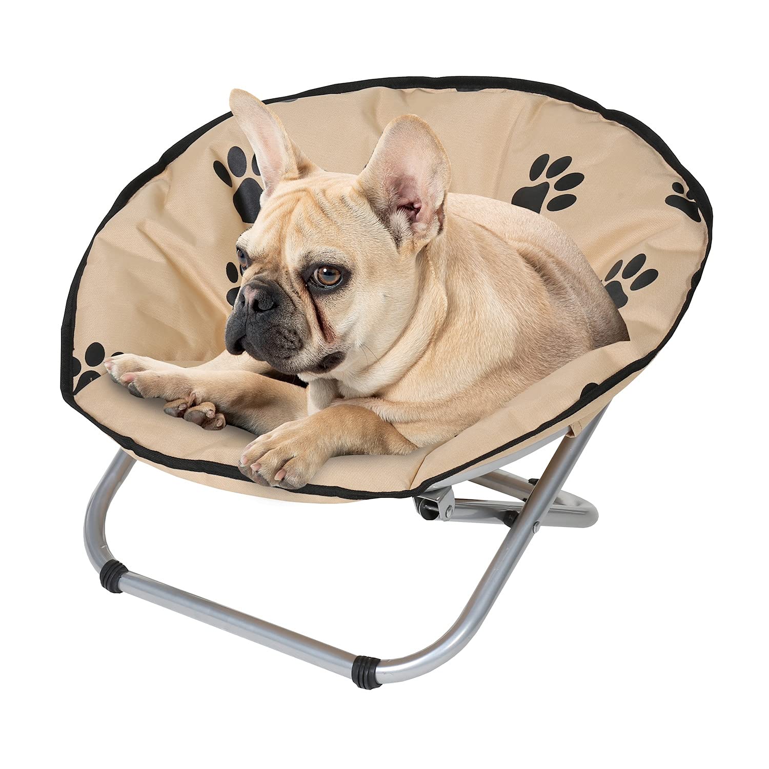 Mua Etna Foldable Pet Bed Chair - Elevated Dog Bed Cat Bed - Round Paw ...