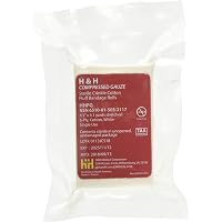 Amazon.com: [3 Pack] H&H Primed Compressed Sterile Gauze, 4.5" x 4.1 ...