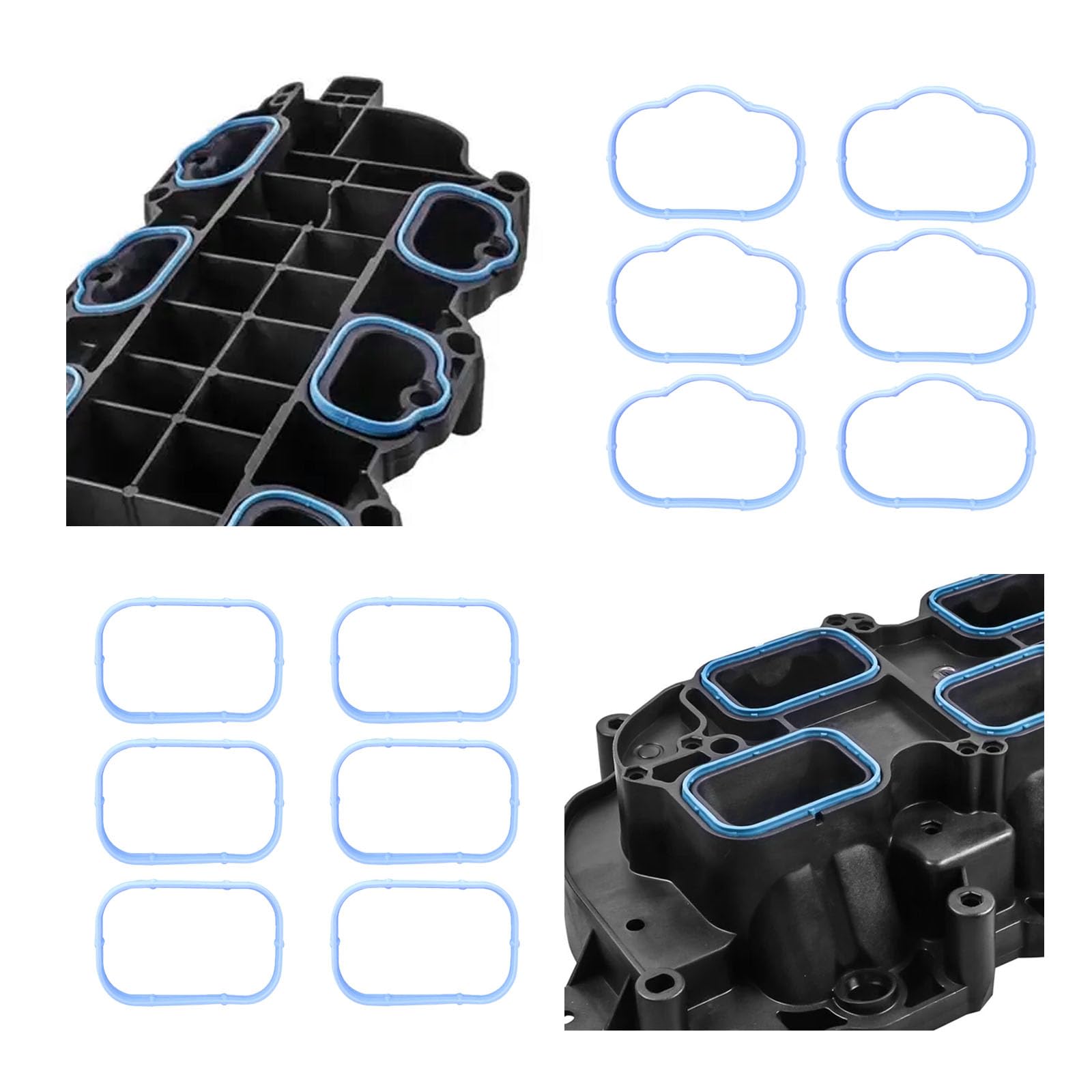 Mua Augeny 12 PCS Car Intake Manifold Gaskets Set, Silicone Intake ...