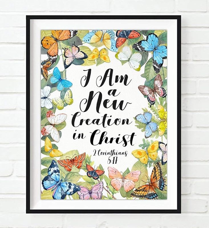 Amazon.com: I Am a New Creation in Christ - 2 Corinthians 5:17 Bible ...