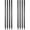 Amazon.com : VVOKGO Rebar Stakes 24 Inch Straight Ground Rebar Stakes ...