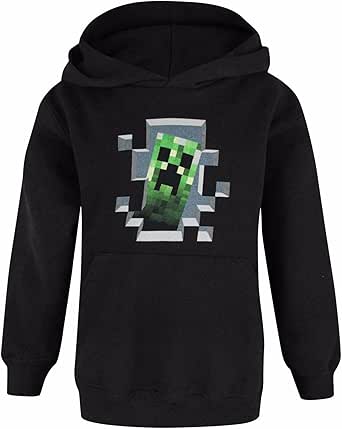 Minecraft - Sudadera oficial Minecraft modelo Creeper para niños ...