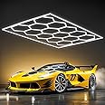 Sylsmart Hexagon LED Garage Lights, 108000LM Super Bright 14 Hex ...