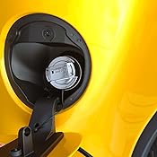 Amazon | VW, Audi, Porsche フューエルキャップカバー ブラック×クローム XA-FC-00002 | フューエル ...